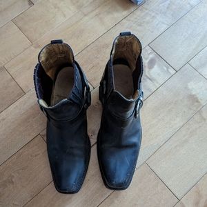 The Leather Ranch | Shoes | The Leather Ranch 9m5w Leather Ankle Cowboy ...